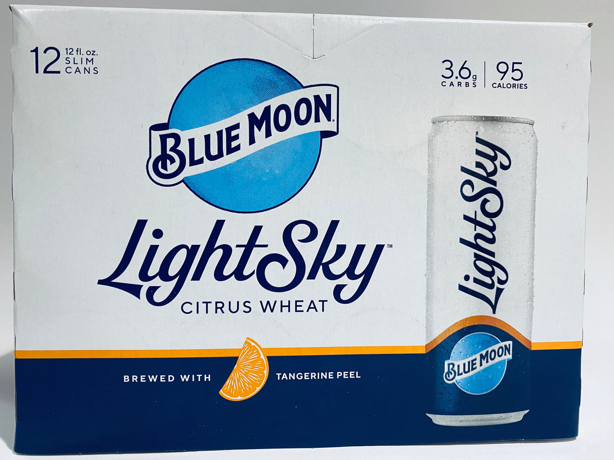 BLUE MOON LIGHT CAN 12PK – Washington Beer Shop